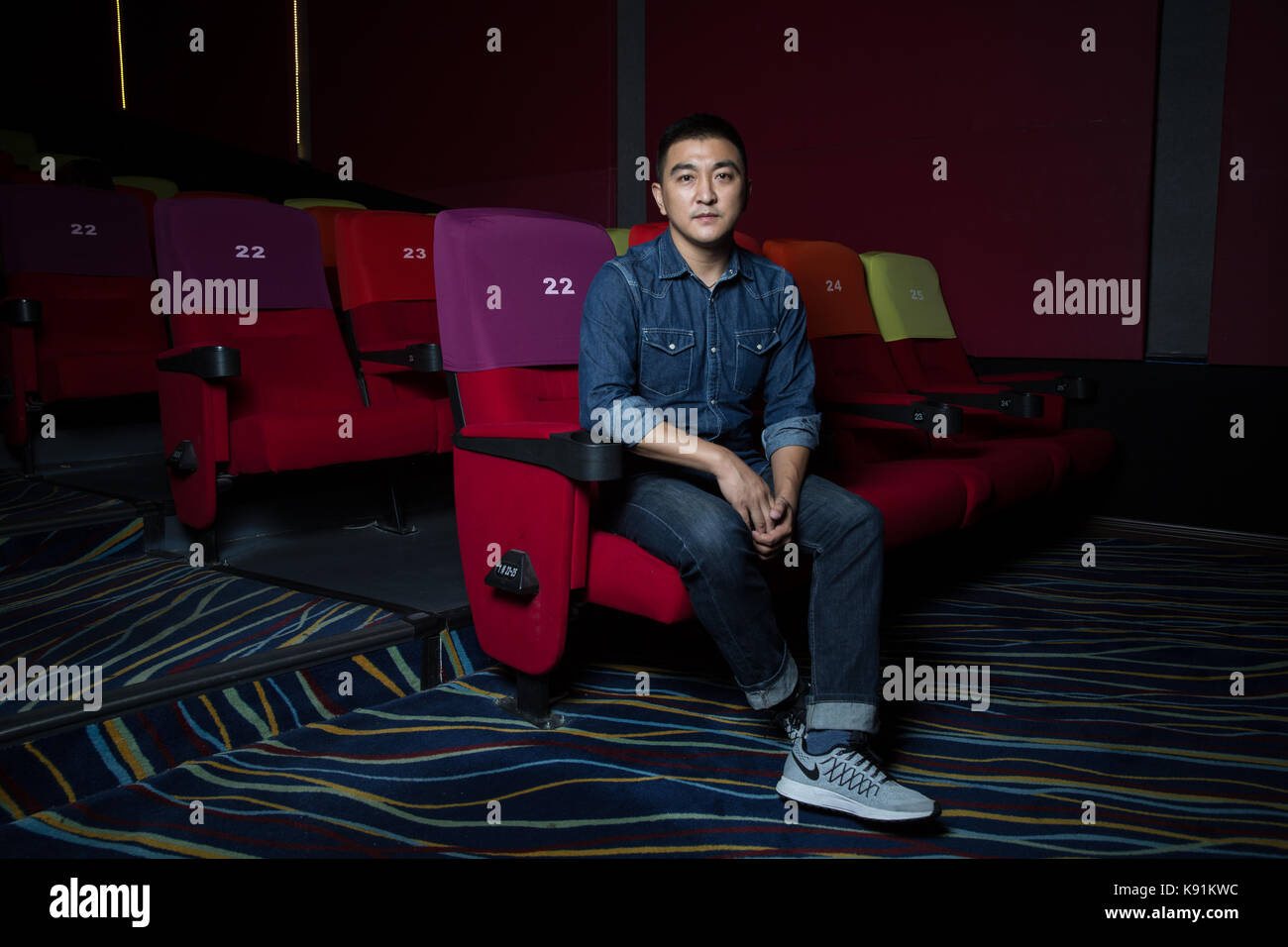 Chinese director Guo Ke poses for portrait photos during an exclusive ...