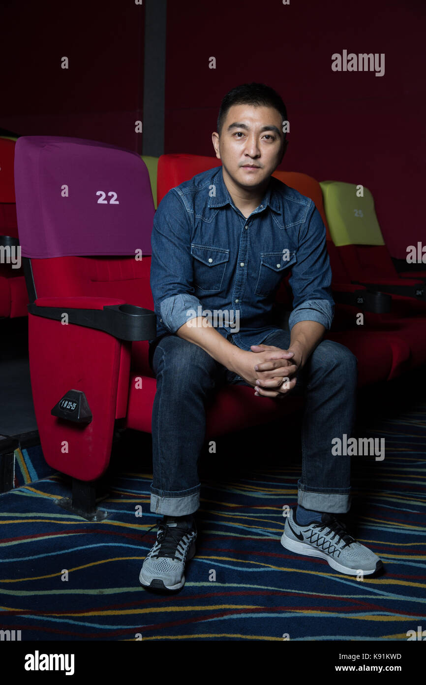 Chinese director Guo Ke poses for portrait photos during an exclusive ...