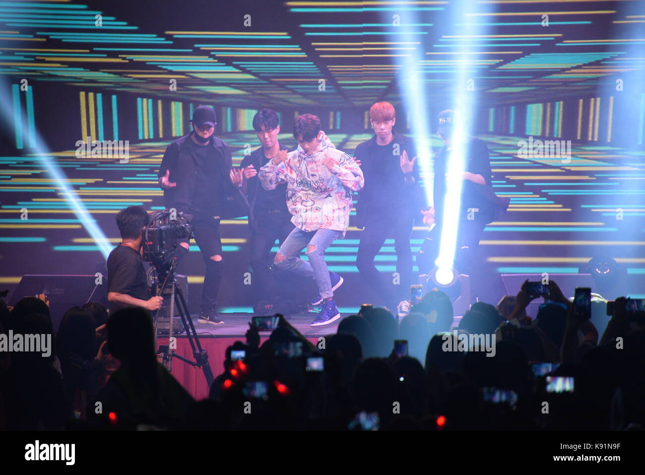 South Korea-based American singer Kim Samuel performs during "Samuel ...