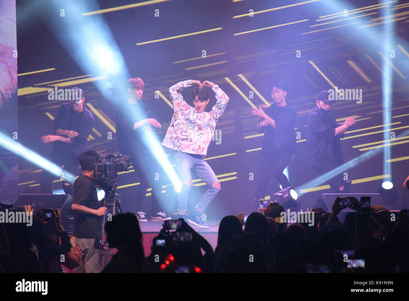 South Korea-based American singer Kim Samuel performs during "Samuel ...
