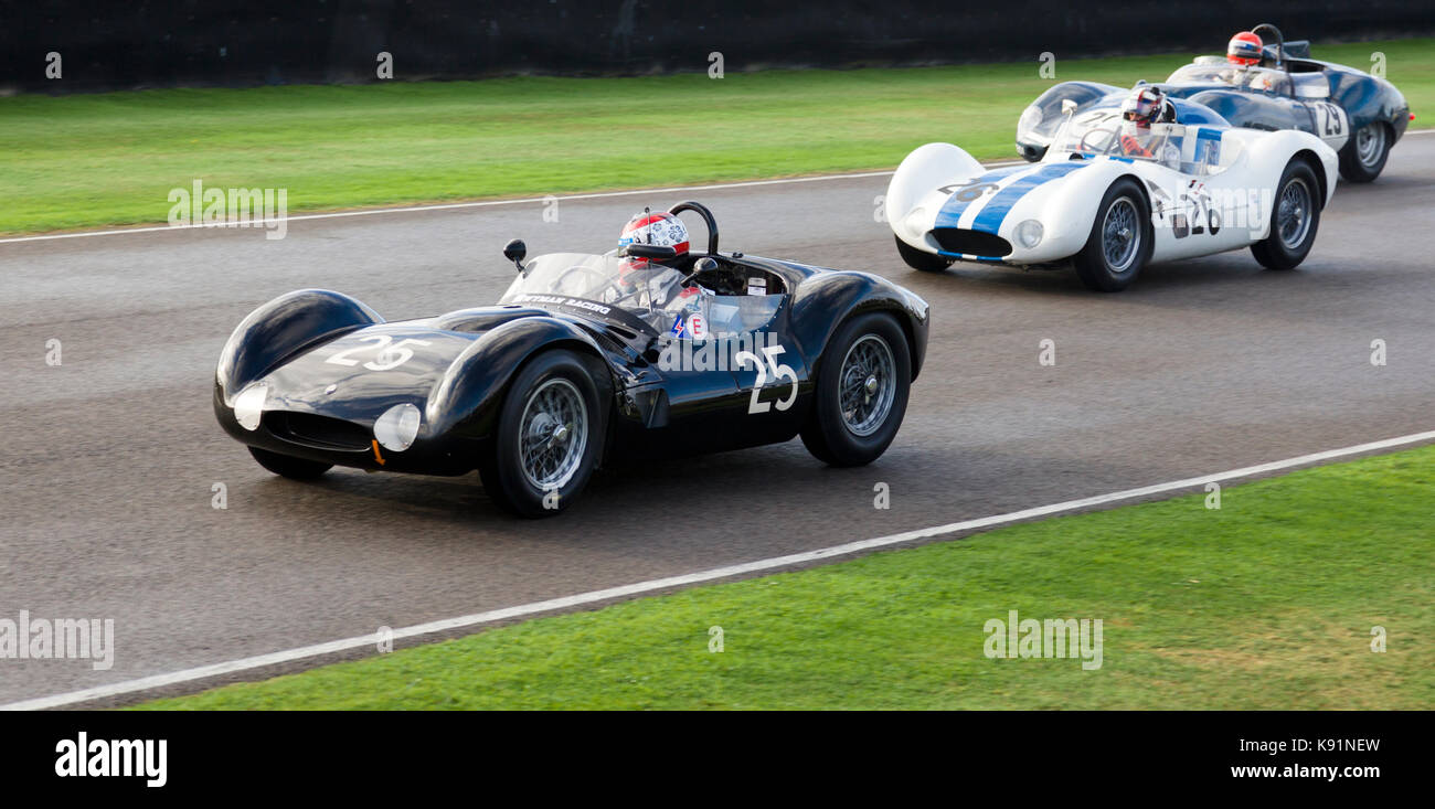 Classic Racing Cars at Goodwood Revival Stock Photo - Alamy