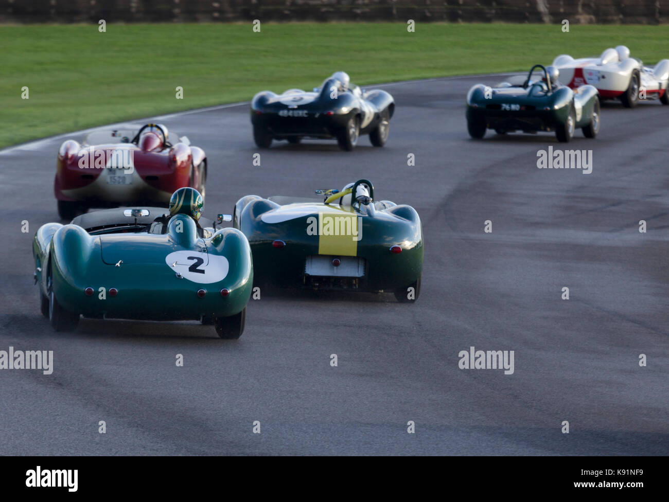 Classic Racing Cars at Goodwood Revival Stock Photo - Alamy