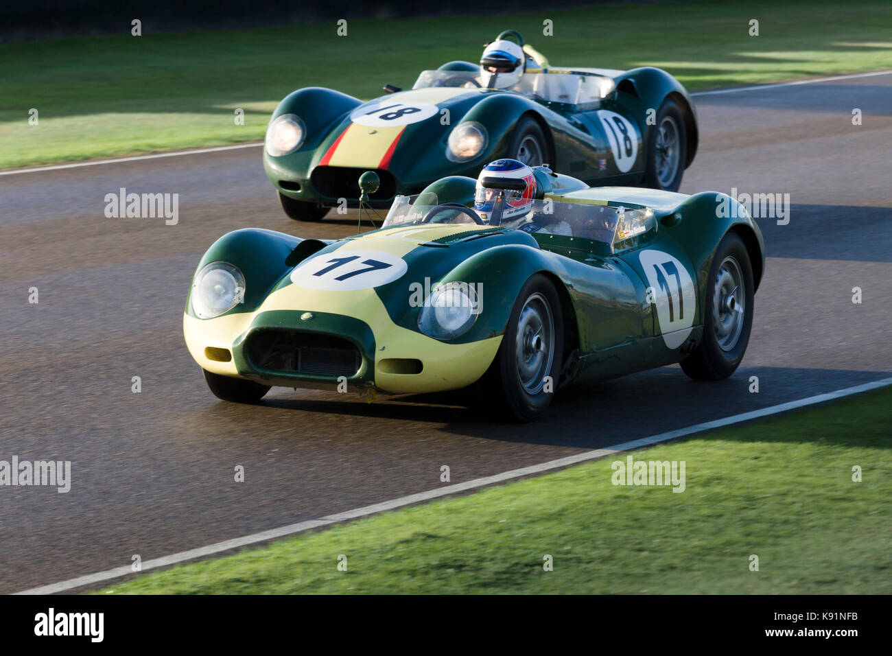 Classic Racing Cars at Goodwood Revival Stock Photo - Alamy