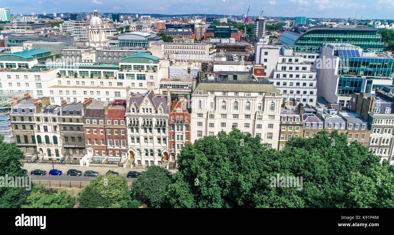 Aerial view of central london hi-res stock photography and images - Alamy