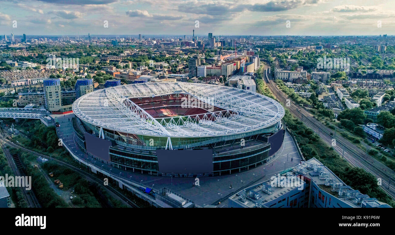 Emirates stadium aerial hi-res stock photography and images - Alamy