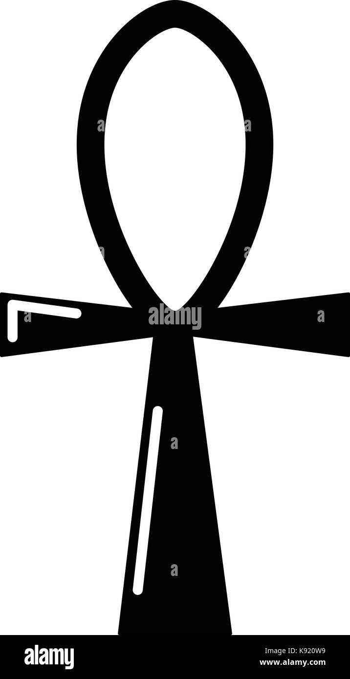 Ancient egyptian cross ankh icon , simple style Stock Vector Image ...