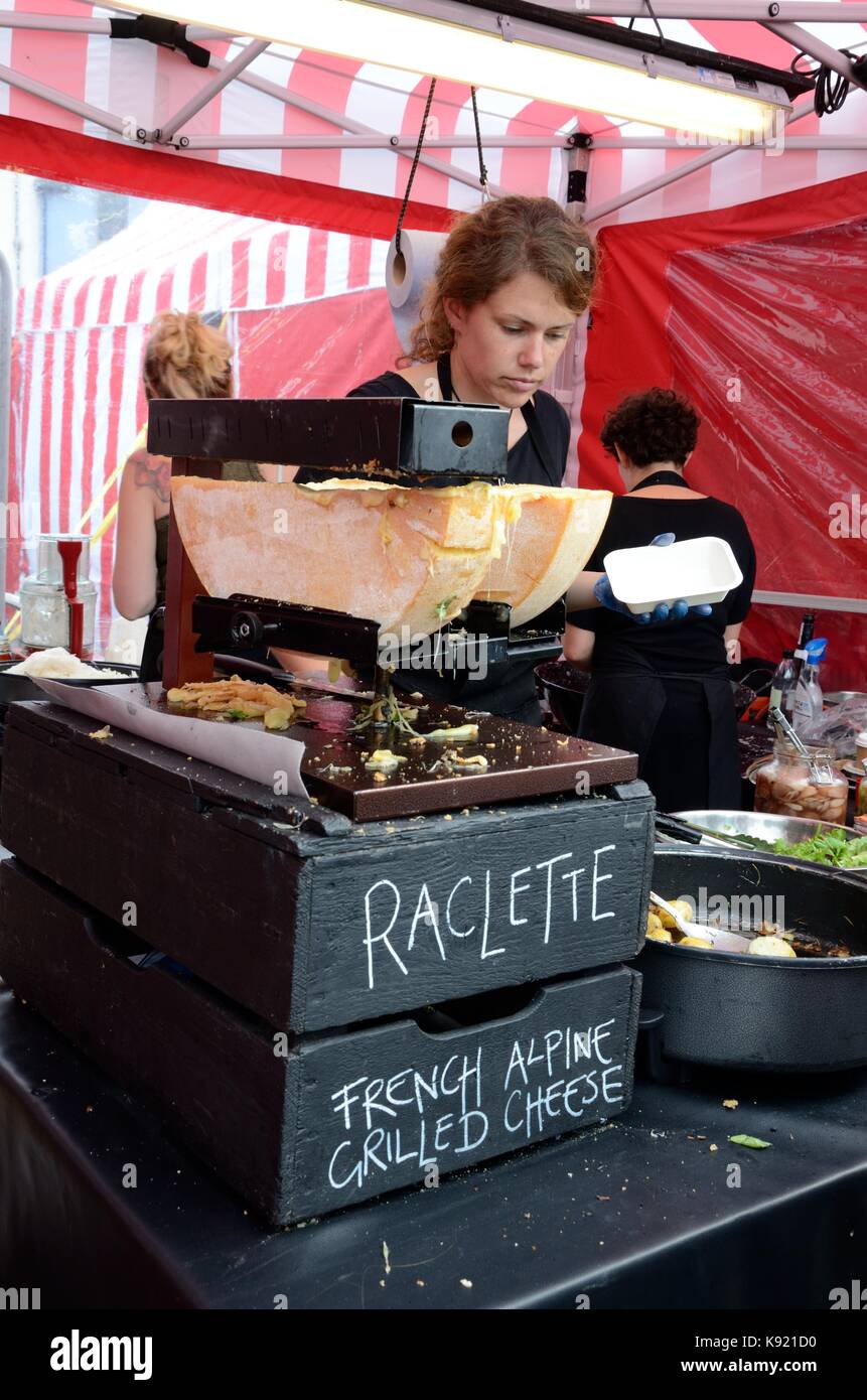 Raclette cheese serving hi-res stock photography and images - Alamy