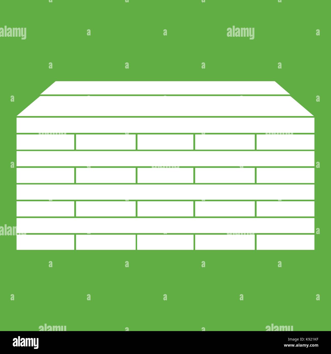 Wooden pallets icon green Stock Vector Image & Art - Alamy