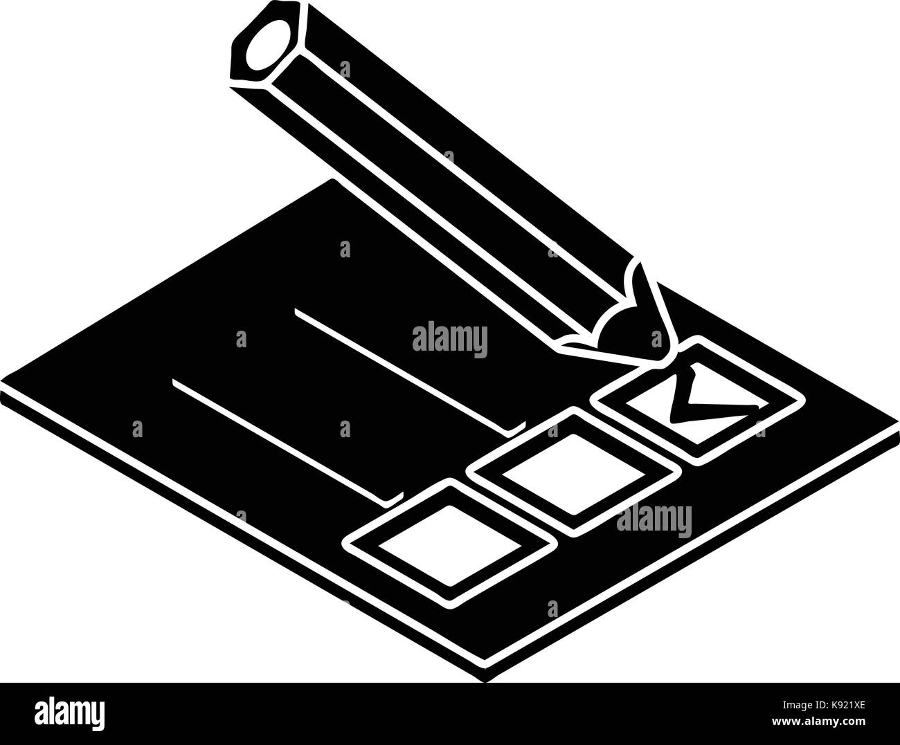 Election paper icon, simple style Stock Vector Image & Art - Alamy