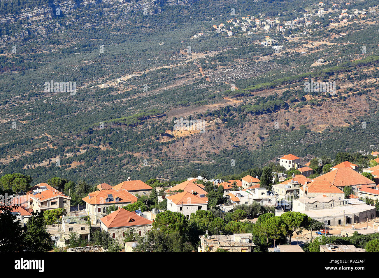 The picturesque village of Douma, a summer destination in the Lebanon ...