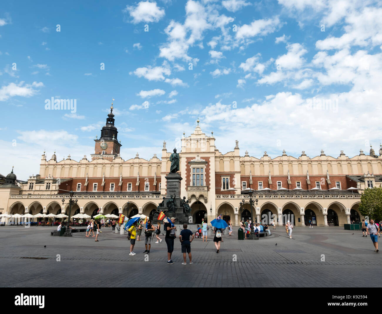 Main Square (Rynek Głowny) Old Town, Krakow, Poland Stock Photo - Alamy