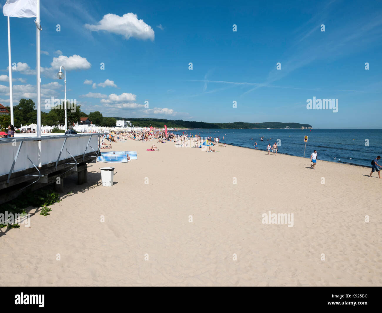 The beach, Sopot, Baltic Coast, Poland Stock Photo - Alamy