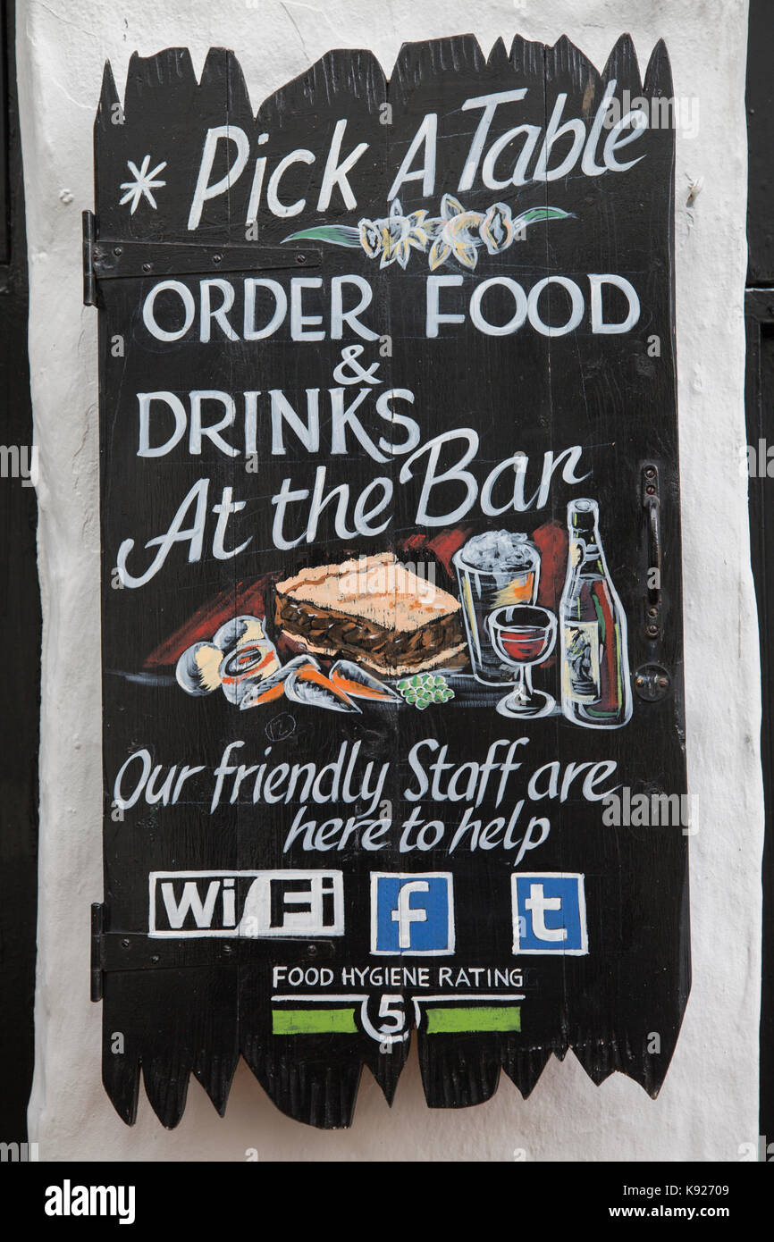 Black Boy Pub Sign; Caernarfon; Wales Stock Photo - Alamy