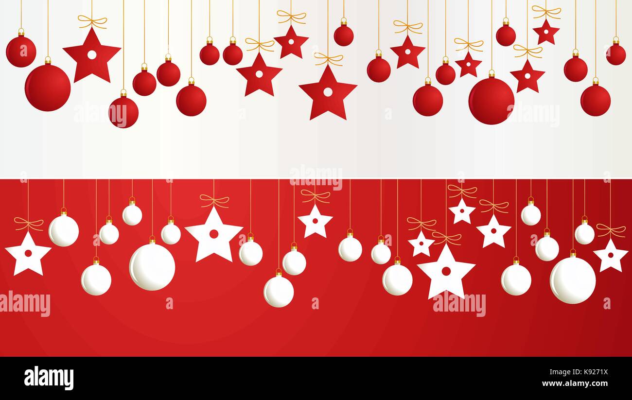 Christmas banners with decorations Stock Vector Image & Art - Alamy