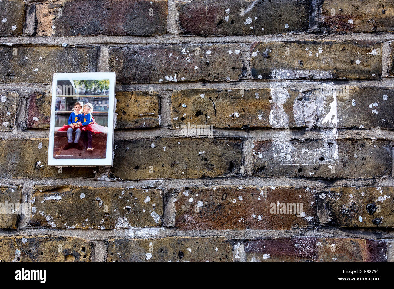 London, UK - August 19, 2017: Twins and missing picture Stock Photo - Alamy