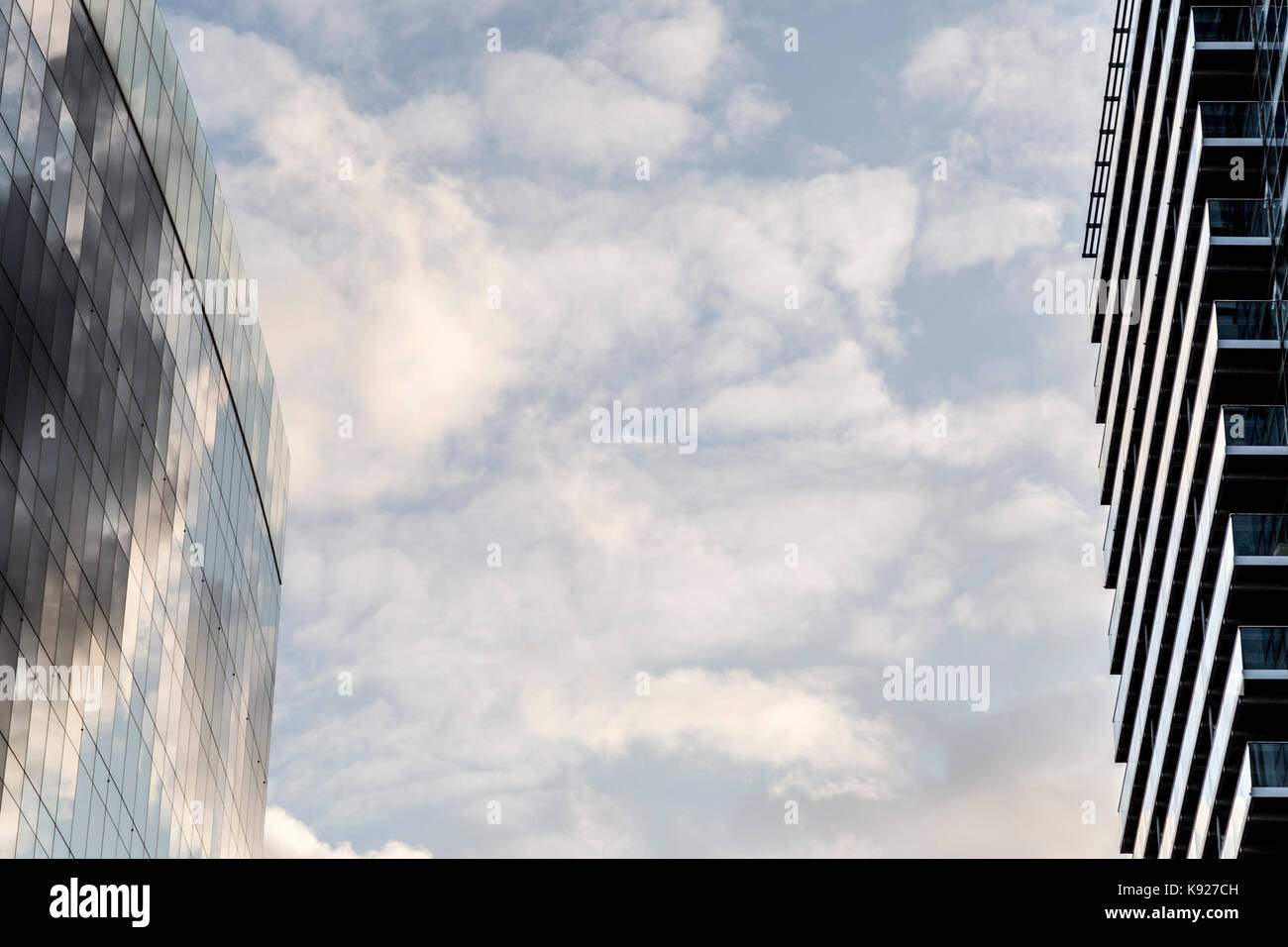Tourism in the sky and the sky in high rise building hi-res stock ...