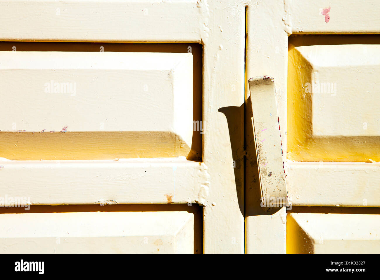 metal grey morocco in africa the old wood facade home and rusty safe ...