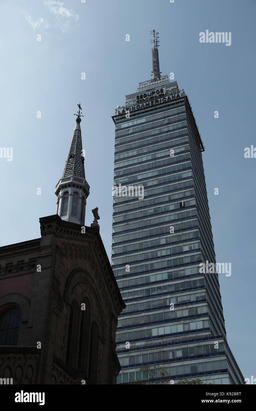 Latinoamericana Tower, Mexico city Stock Photo - Alamy