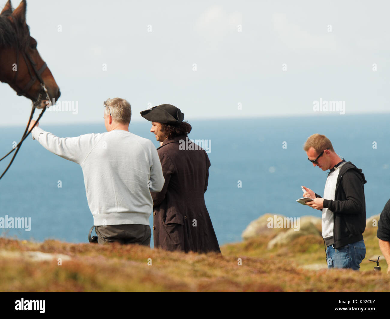 Poldark location filming for series 4 2018 Porthgwarra cove, 18th ...