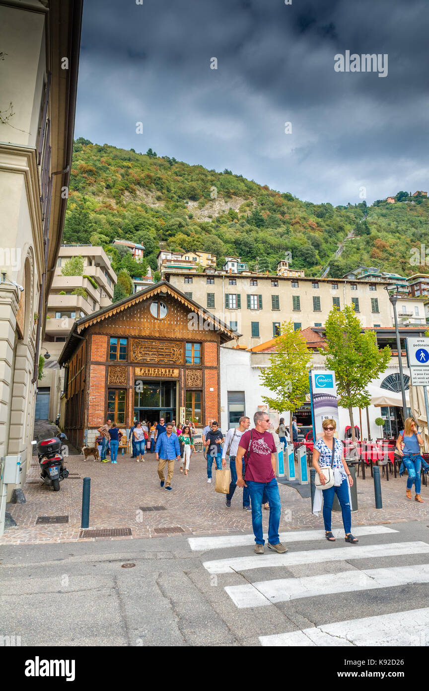 Italian funicular railway hi-res stock photography and images - Alamy