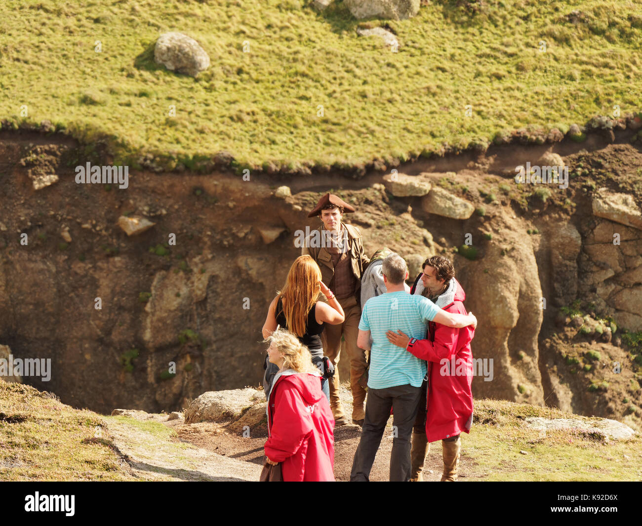 Poldark location filming for series 4 2018 Porthgwarra cove, 18th ...