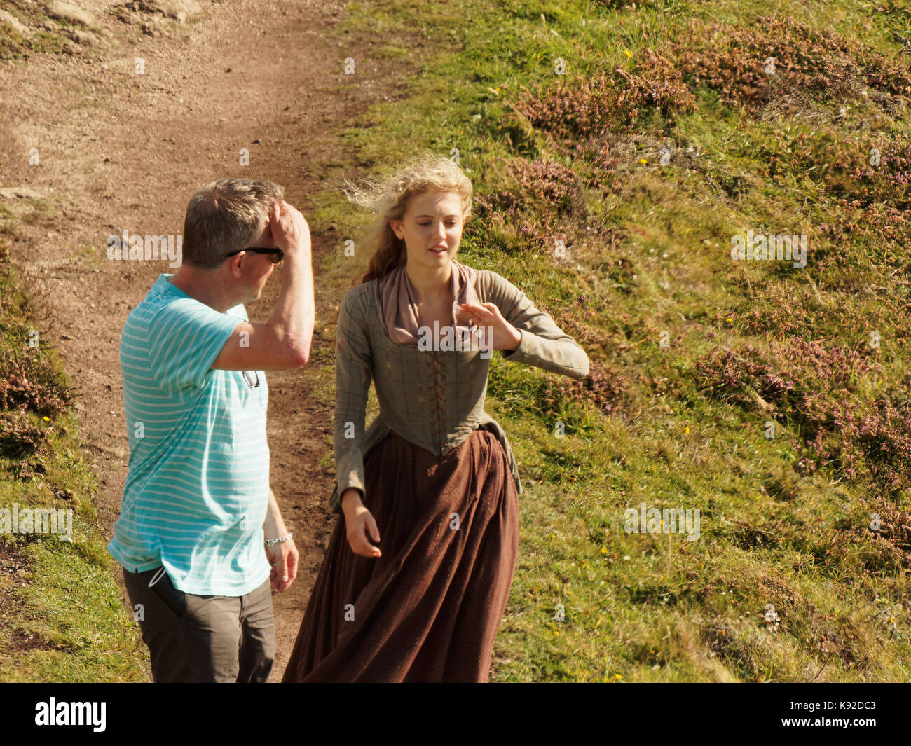 Poldark location filming for series 4 2018 Porthgwarra cove, 18th ...