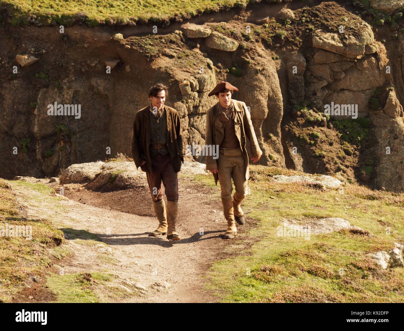 Poldark location filming for series 4 2018 Porthgwarra cove, 18th ...