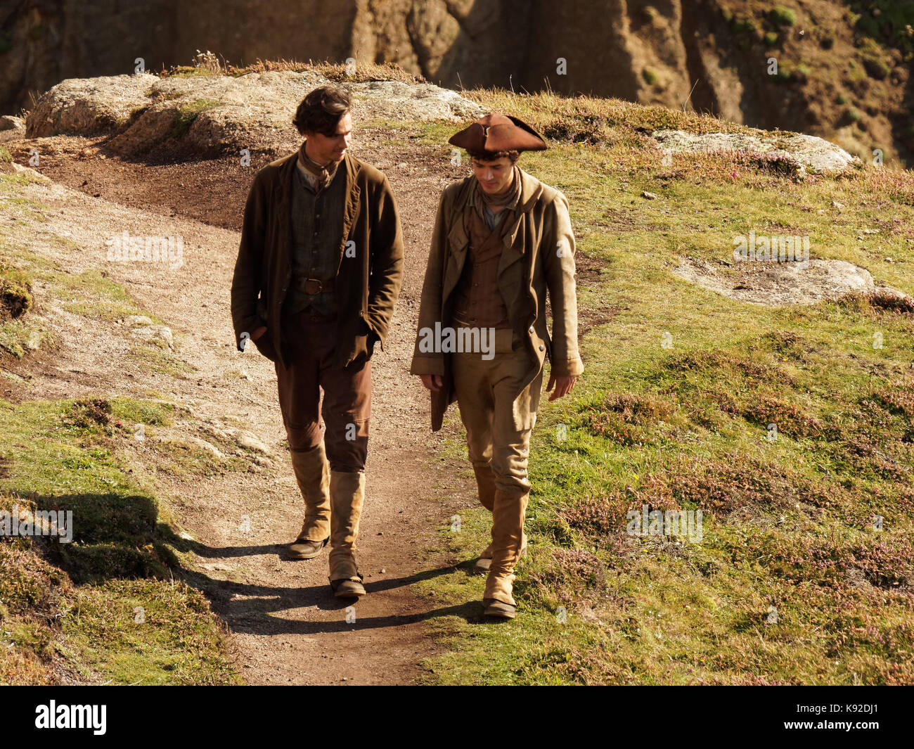 Poldark location filming for series 4 2018 Porthgwarra cove, 18th ...