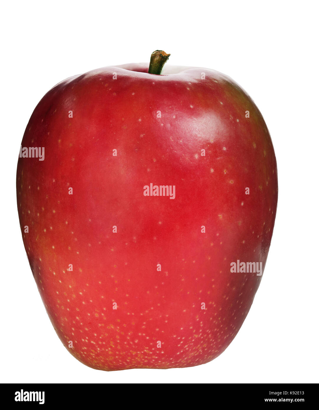 Fresh red apple isolated on white. With clipping path Stock Photo - Alamy