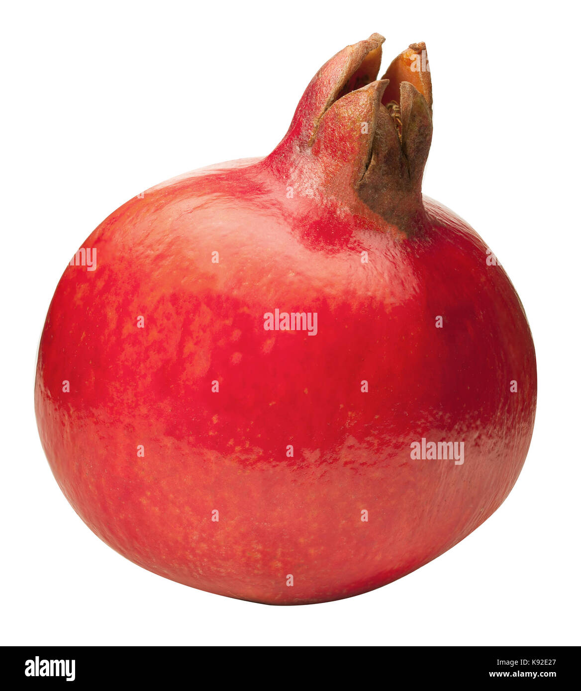 Pomegranate isolated on white background Stock Photo - Alamy