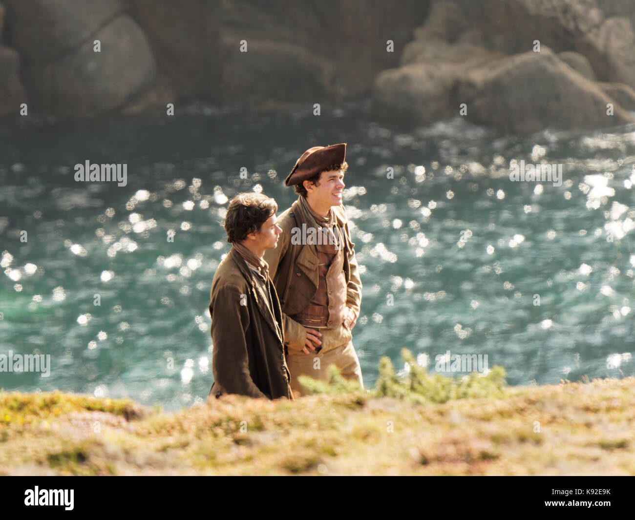 Poldark location filming for series 4 2018 Porthgwarra cove, 18th ...