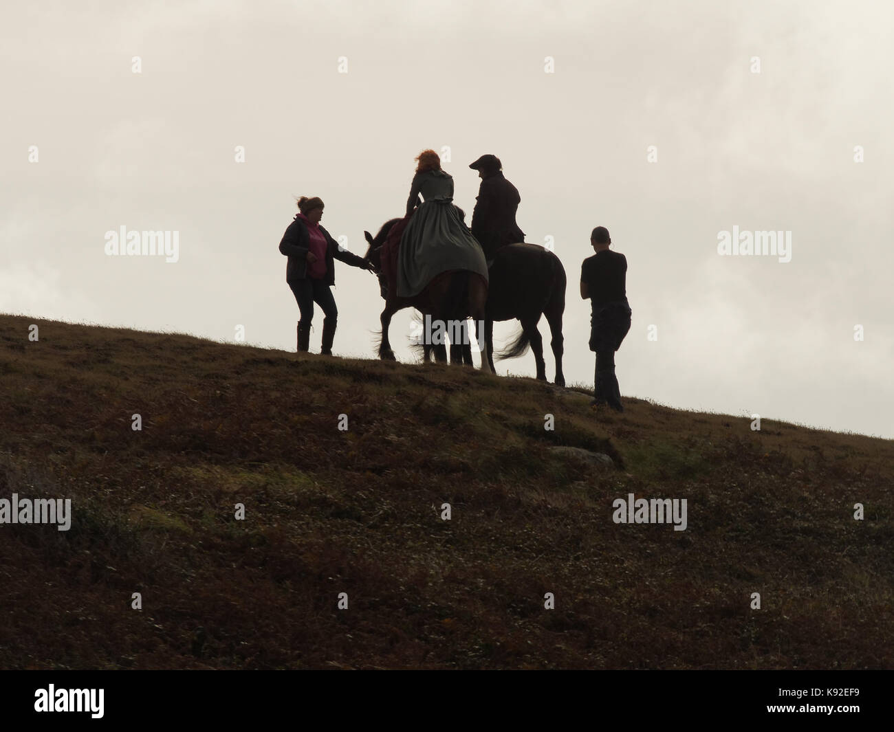 Poldark location filming for series 4 2018 Porthgwarra cove, 18th ...