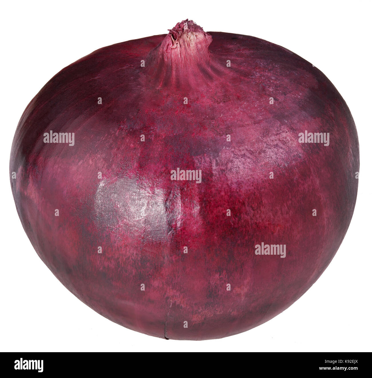 one bulb red onion isolated on white background clipping path Stock ...