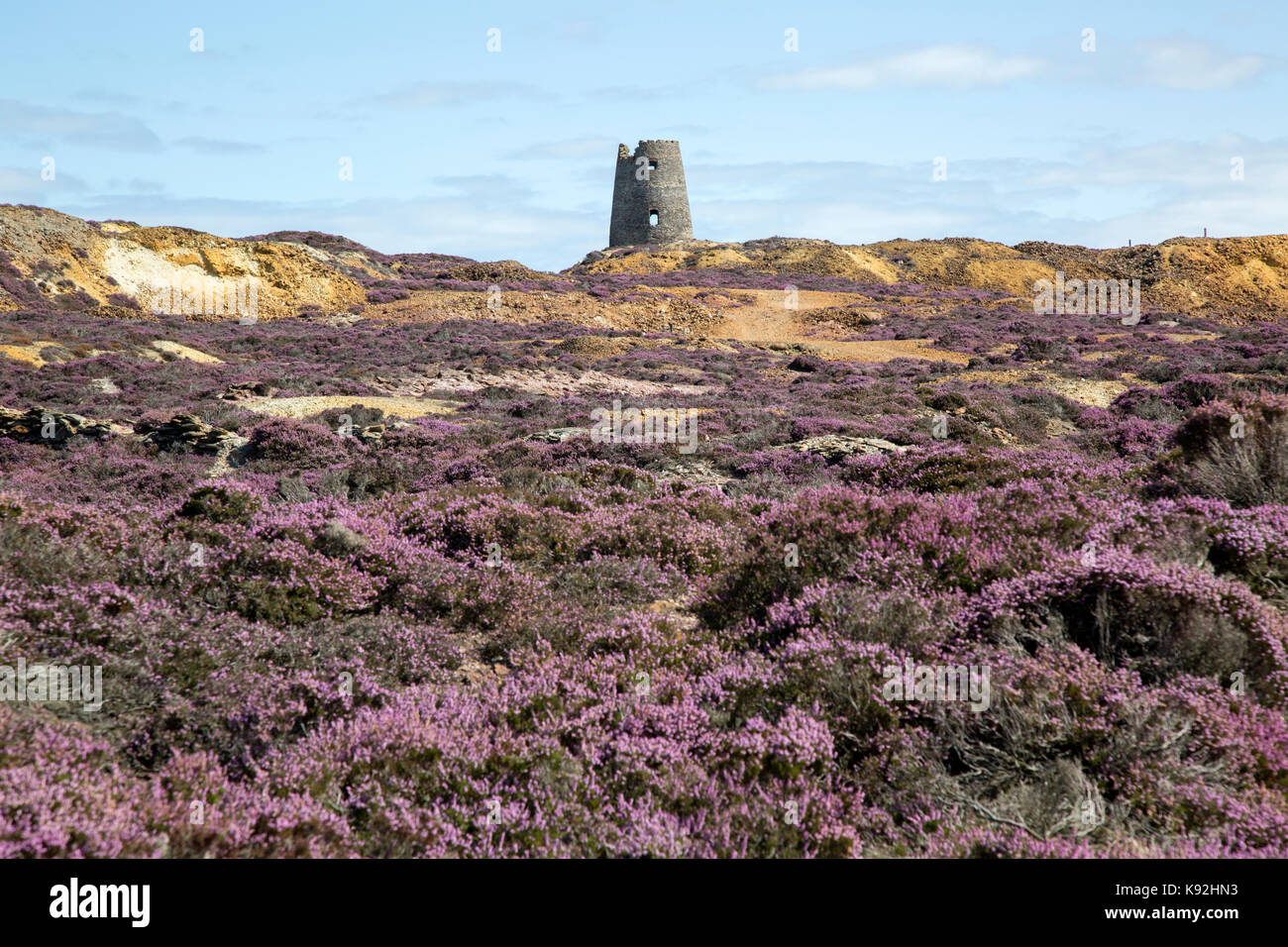 Parys Mountain Copper Mine, Amlwch; Anglesey; Wales; UK Stock Photo - Alamy