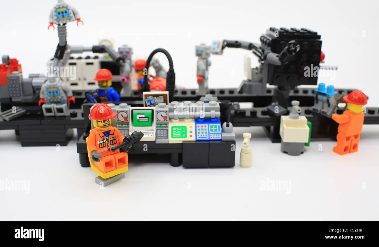 Lego man production hi-res stock photography and images - Alamy