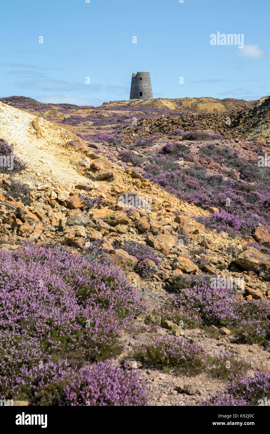 Parys Mountain Copper Mine, Amlwch; Anglesey; Wales; UK Stock Photo - Alamy