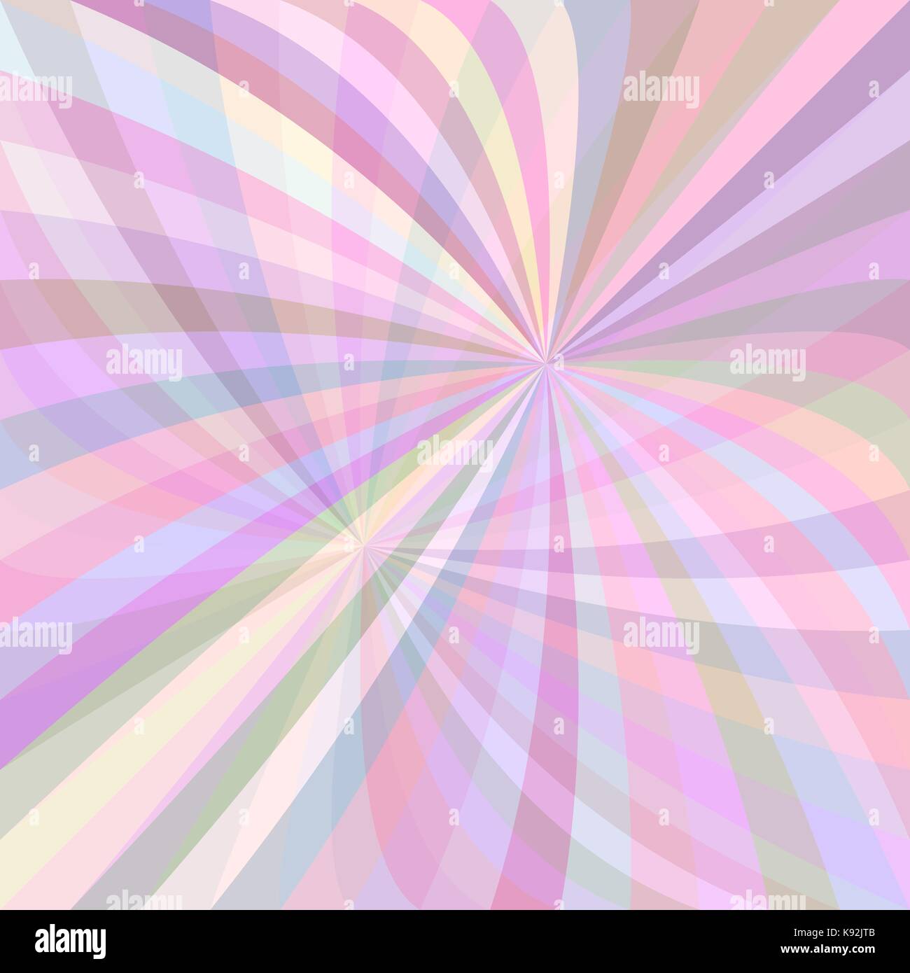 Colorful curved ray burst background - vector illustration from curved ...