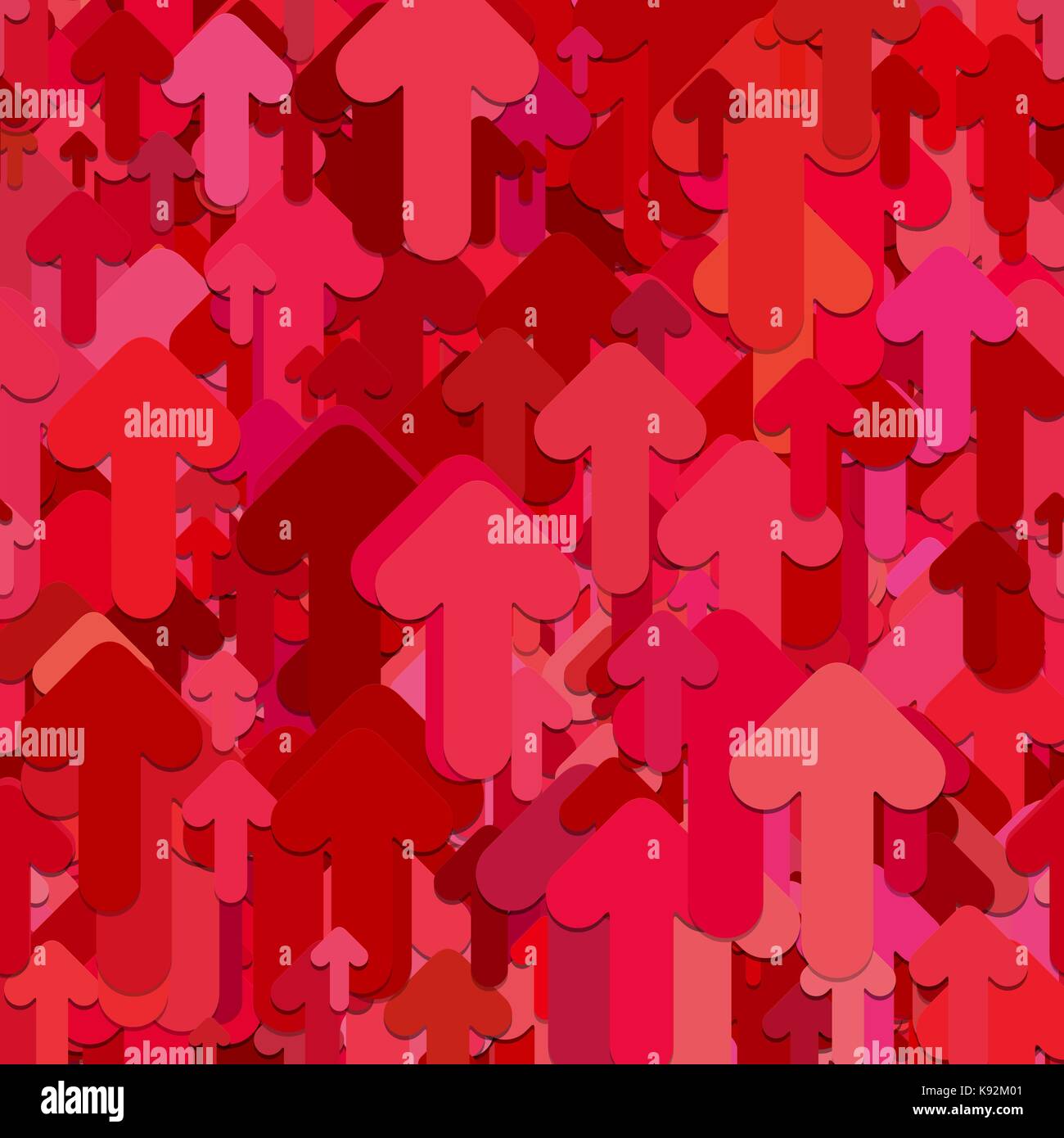 Seamless abstract arrow background pattern - vector design from red ...