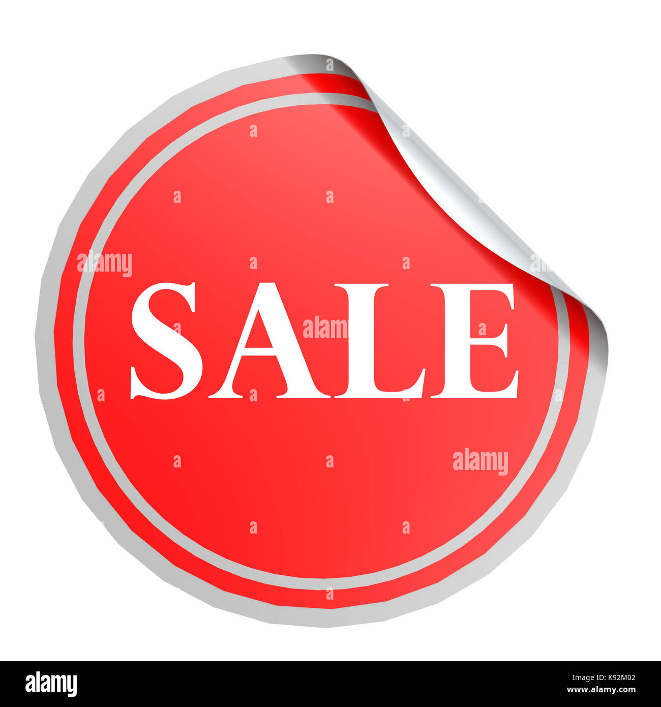 Sale red circle label Stock Photo - Alamy