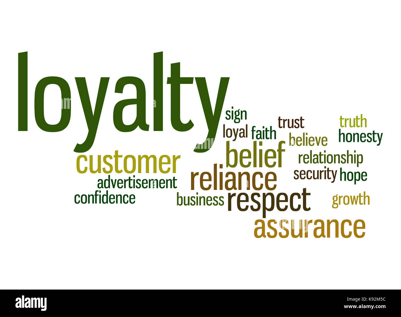 Honesty word cloud Cut Out Stock Images & Pictures - Alamy