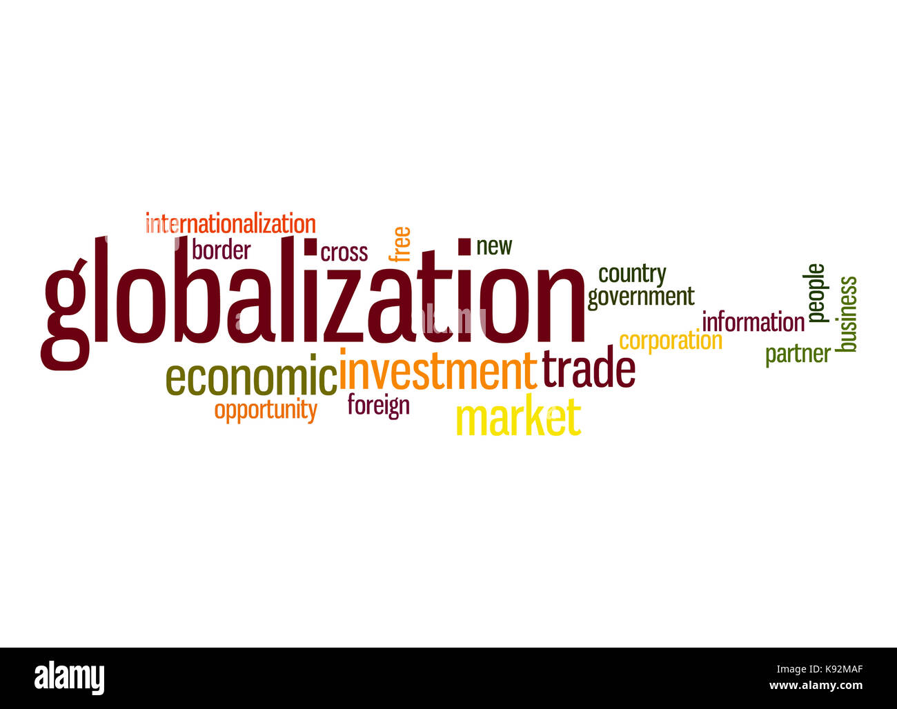 Globalization word hi-res stock photography and images - Alamy