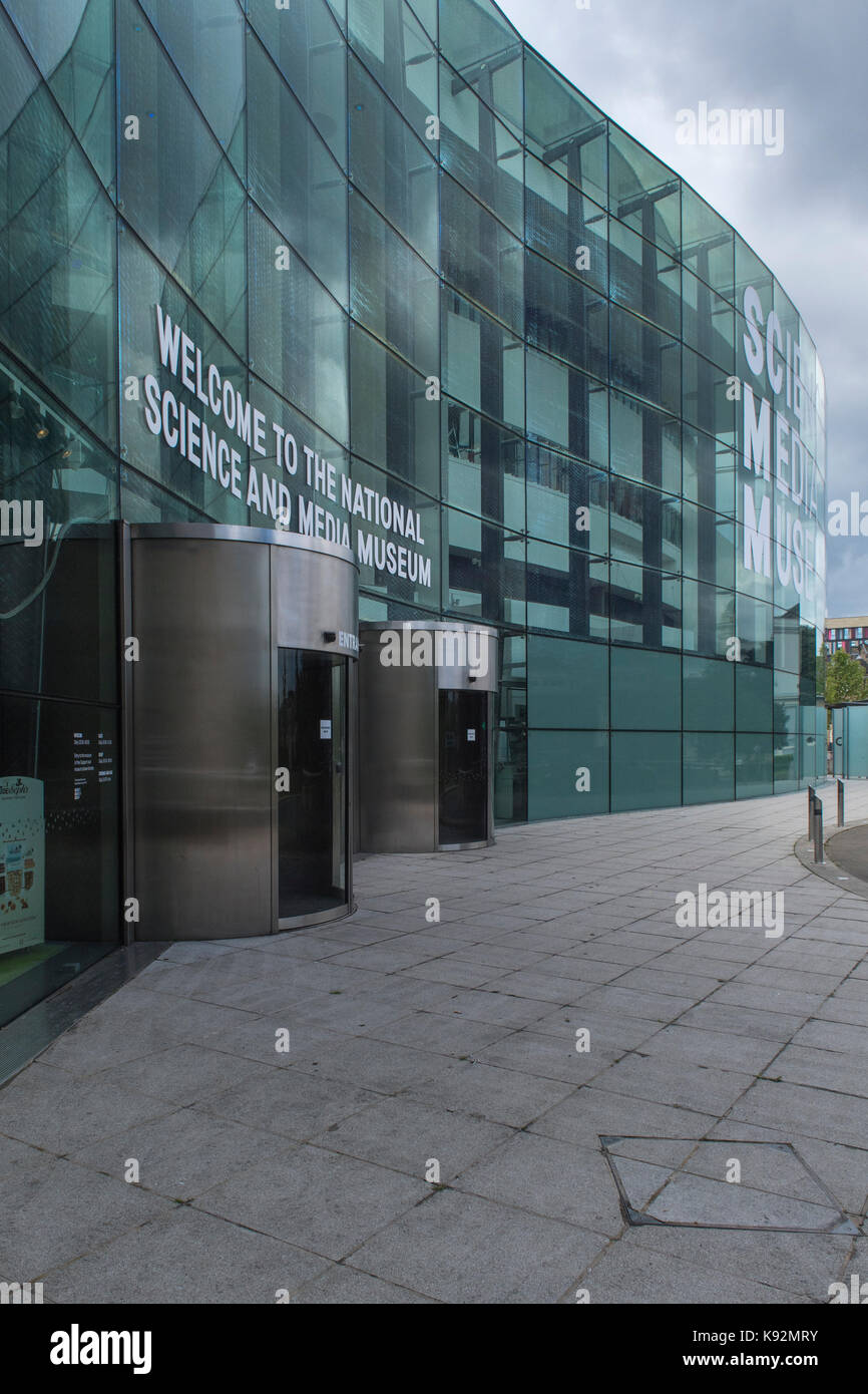 The Science & Media Museum exterior (curved glazed & glass-fronted ...