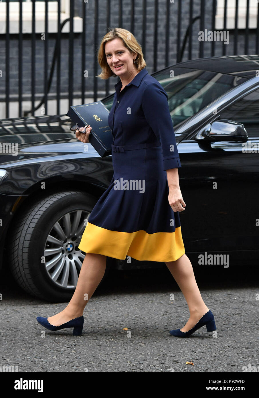 Home Secretary Amber Rudd arriving in Downing Street, London, for a ...