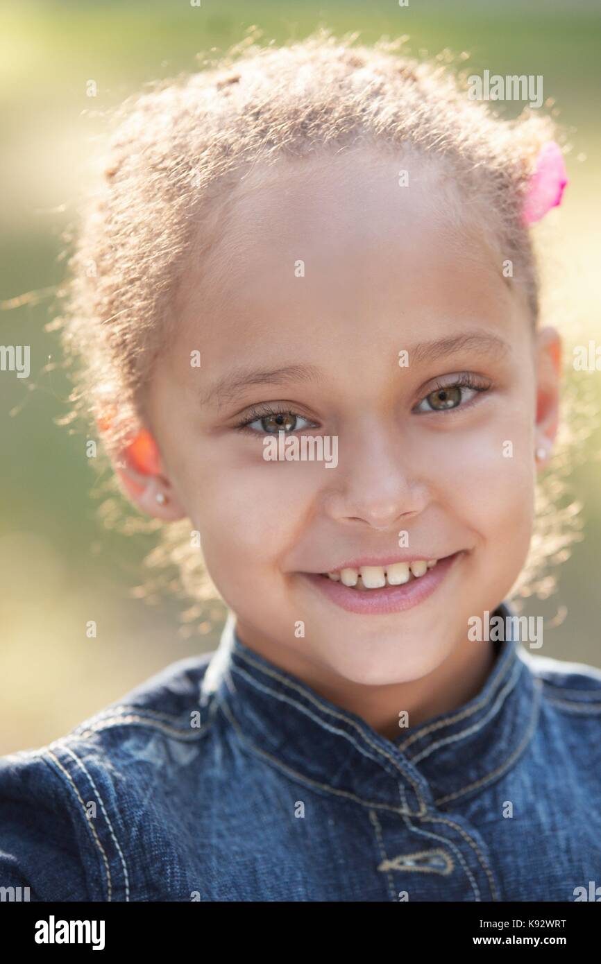 Portrait of a child. Nice smile Stock Photo - Alamy