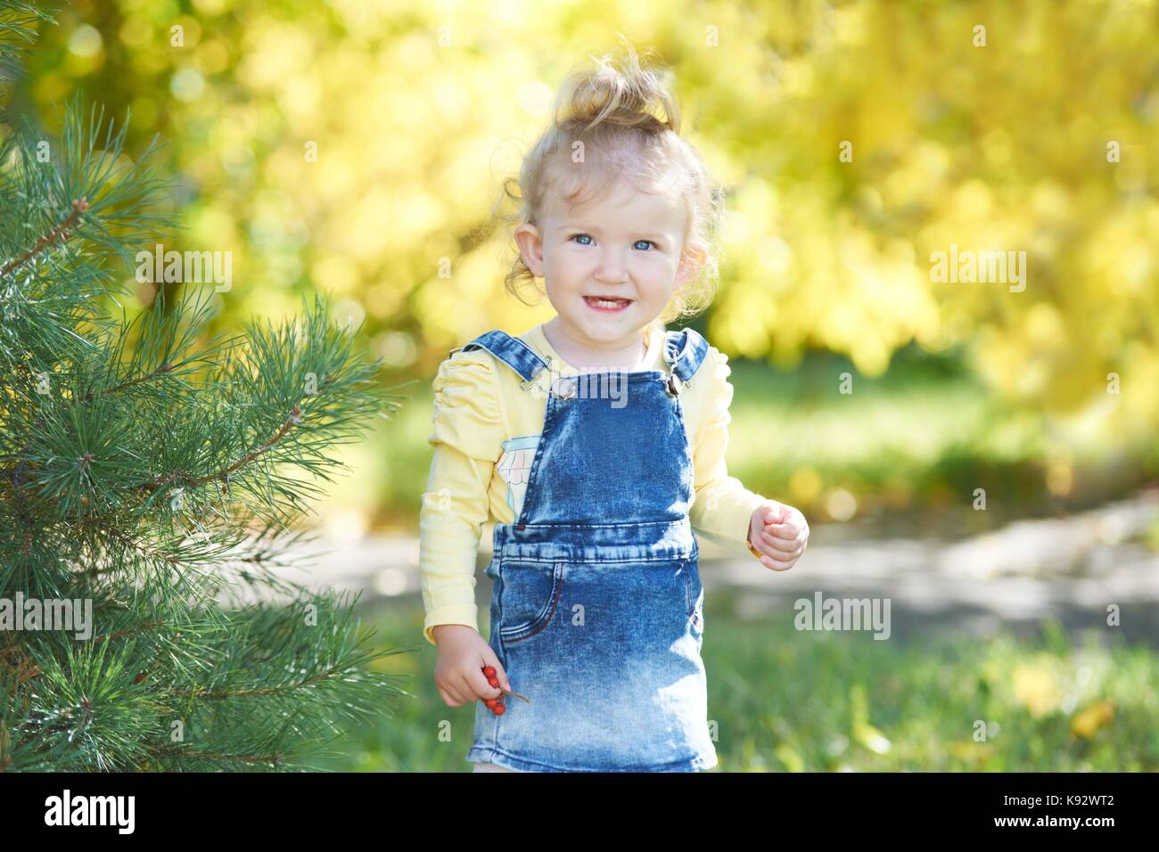 Small child. Portrait of a girl Stock Photo - Alamy
