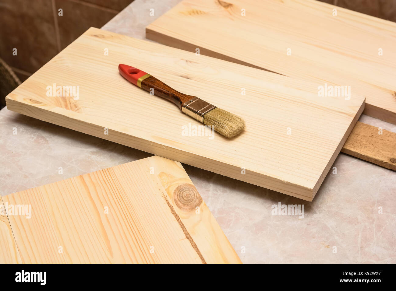Carpenters brush hi-res stock photography and images - Alamy