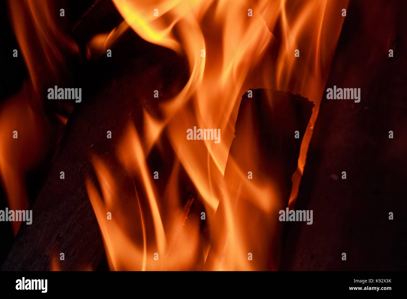 Flame fire close-up Stock Photo - Alamy