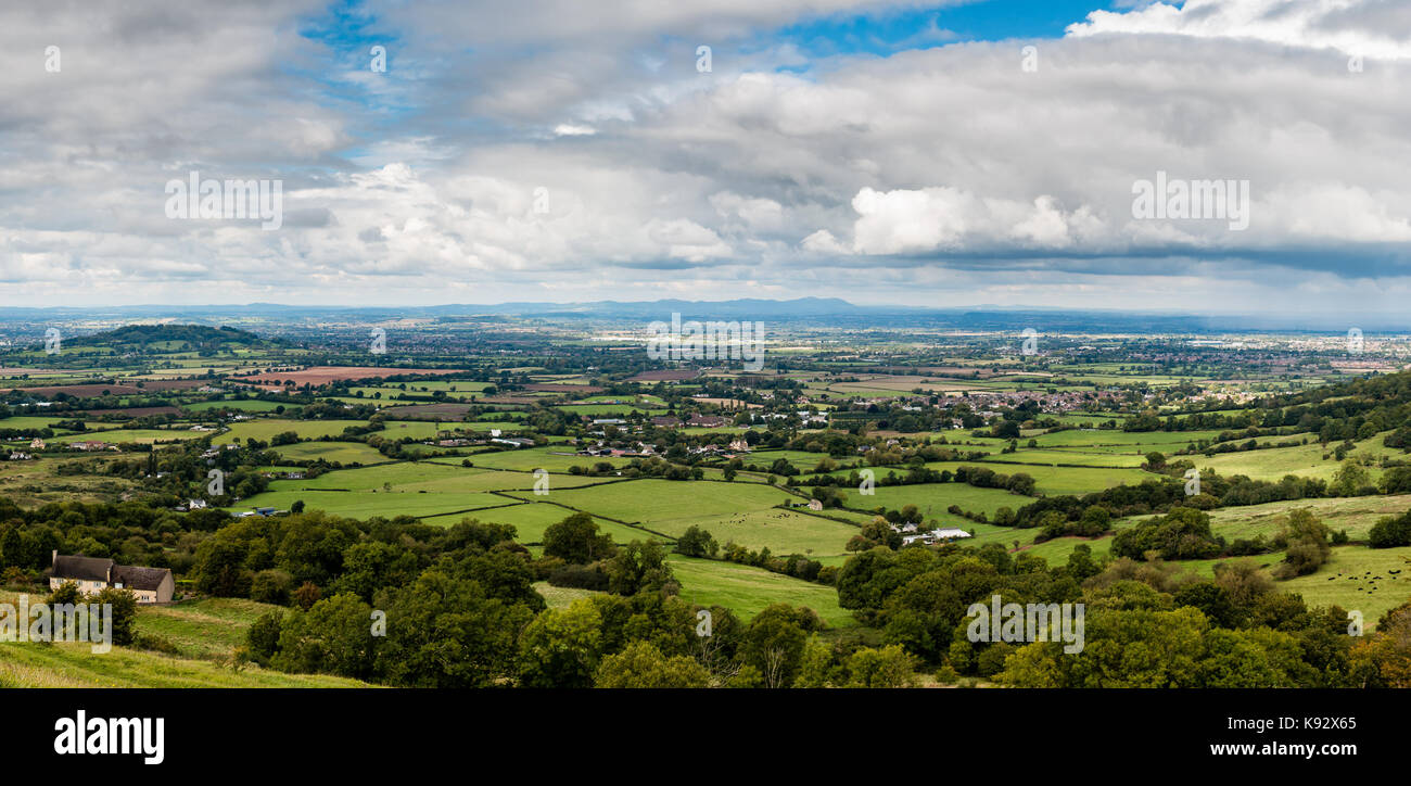 Aerial view of rural farmland in the Cotswolds, England Stock Photo - Alamy