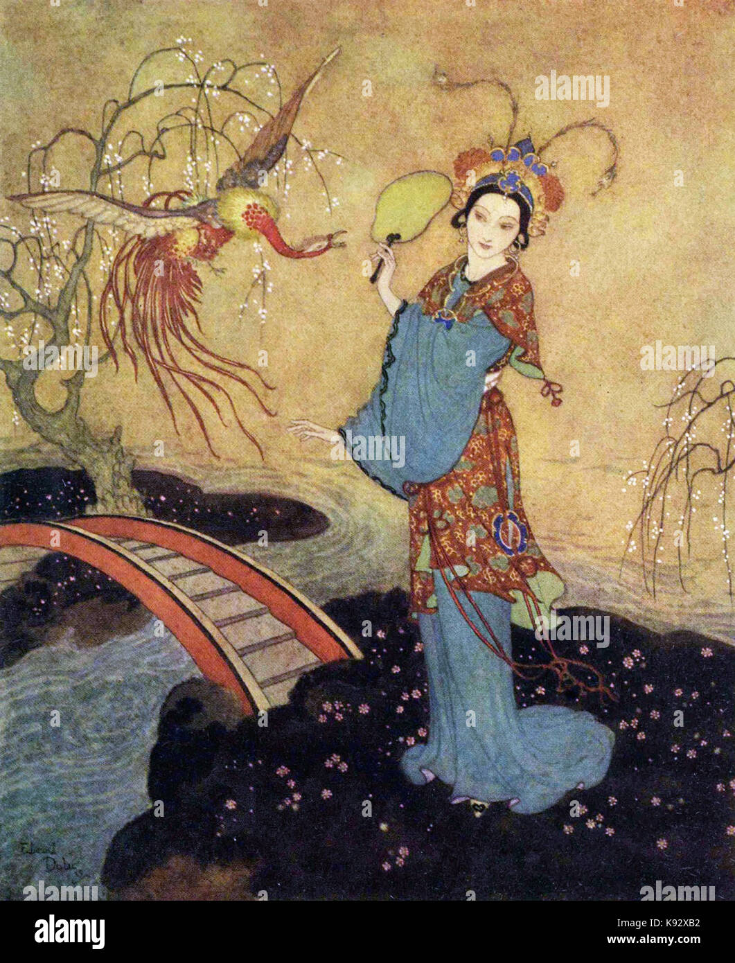Edmund Dulac illustration - Princess Badoura Stock Photo - Alamy