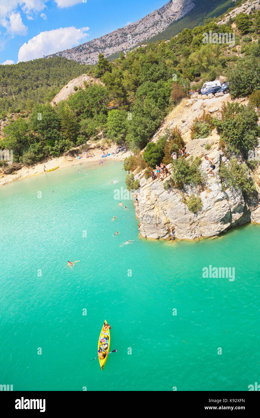 St Croix Lake, Gorges du Verdon, Provence-Alpes-Cote d'Azur, Provence ...